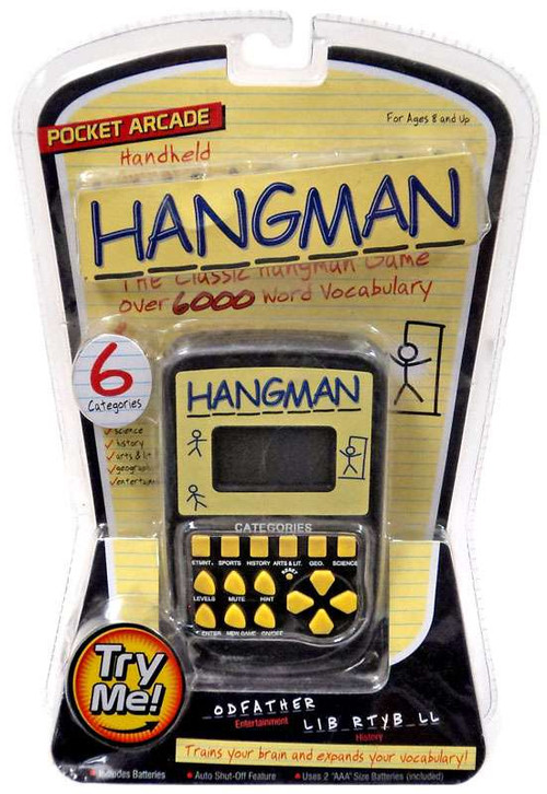 Pocket Arcade Hangman Electronic Game Westminster - ToyWiz