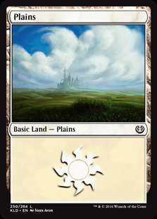 Magic The Gathering Trading Card Game Kaladesh Single Card Land Plains ...