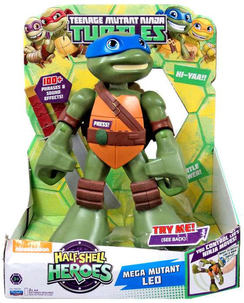Teenage Mutant Ninja Turtles TMNT Half Shell Heroes Mega Mutant Leo 12 ...