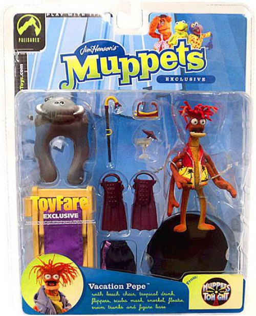 The Muppets Muppets Tonight Pepe Exclusive Action Figure Vacation ...