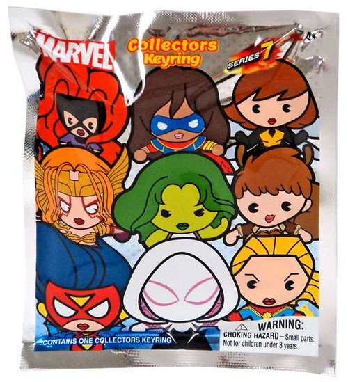 Marvel 3D Figural Keyring Marvel Series 7 Mystery Pack 1 RANDOM Figure ...