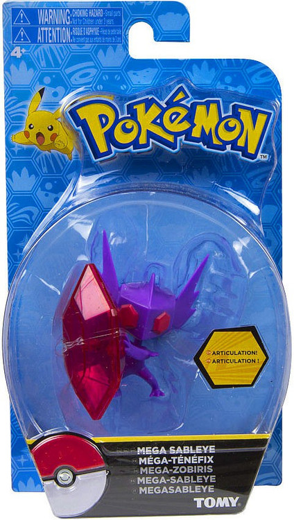 Pokemon Action Pose Mega Sableye 3 Mini Figure TOMY, Inc. - ToyWiz