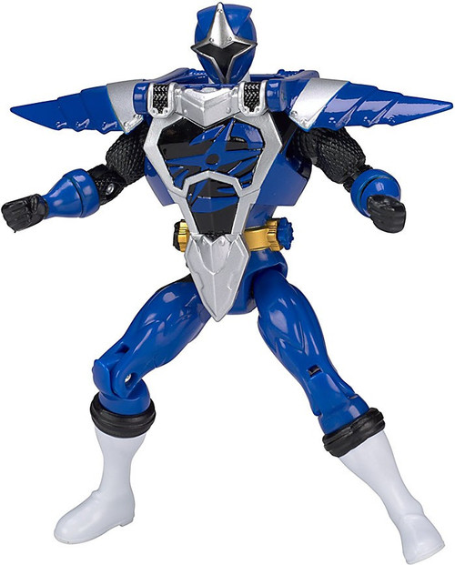 Power Rangers Ninja Steel Deluxe Action Heroes Blue Armored Ranger 5 ...