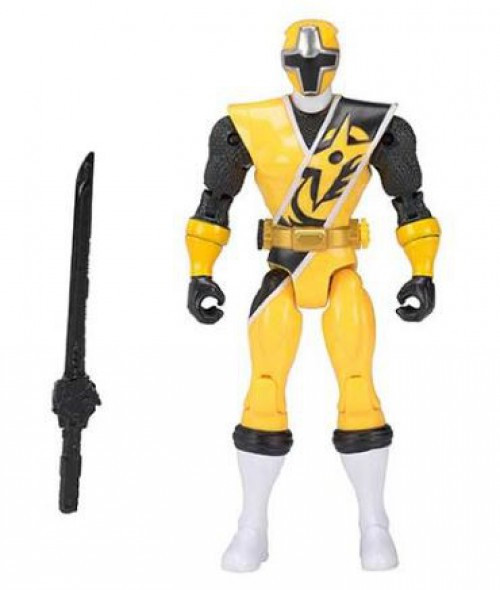 Power Rangers Ninja Steel Action Heroes Yellow Ranger 5 Action Figure ...