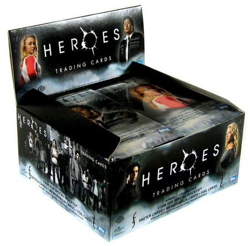 Heroes Topps Series 1 Trading Card HOBBY Box 24 Packs - ToyWiz