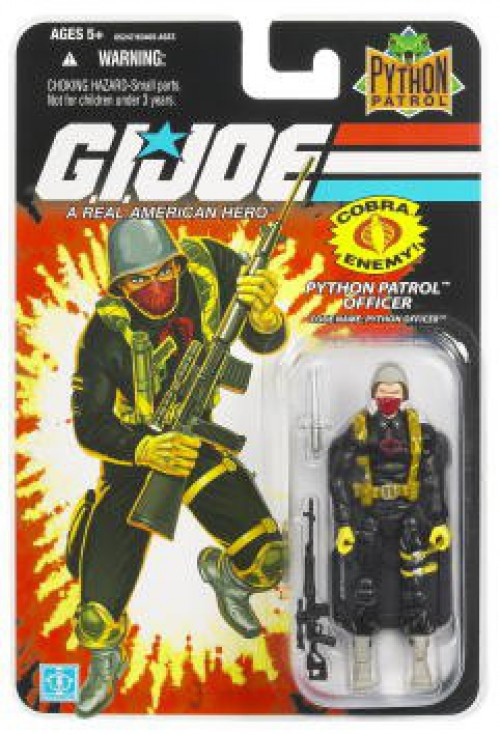 GI Joe Wave 8 Python Officer Action Figure Python Hasbro Toys - ToyWiz