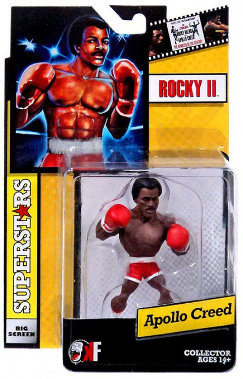 Rocky II Big Screen Superstars Apollo Creed Mini Figure Red Trunks ...
