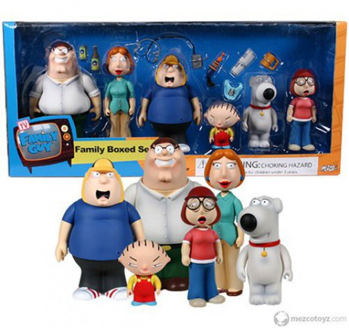 Family Guy Series 1.5 Family Boxed Set Action Figure Set Mezco Toyz ...