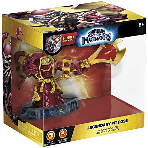Skylanders Imaginators Sensei LEGENDARY Pit Boss Exclusive Figure Red ...