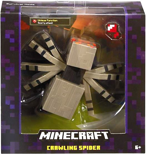 Minecraft Survival Mode Crawling Spider 5 Action Figure Mattel Toys ...