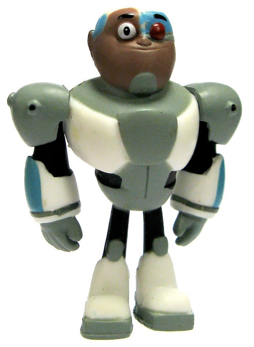 Teen Titans Go Cyborg 2 PVC Mini Figure Loose Jazwares - ToyWiz