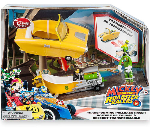 Disney Mickey Roadster Racers Goofy Exclusive Transforming Pullback ...