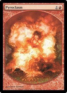 Magic The Gathering Textless Player Rewards Single Card Promo Pyroclasm ...