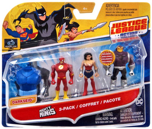 Justice League Action Mighty Minis Build Darkseid The Flash, Wonder ...