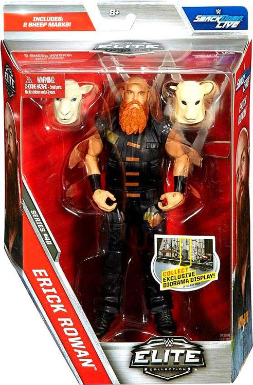 WWE Wrestling Elite Collection Series 48 Erick Rowan 6 Action Figure 2 ...