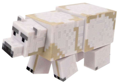 Minecraft Polar Bear Figure Loose Jazwares - ToyWiz