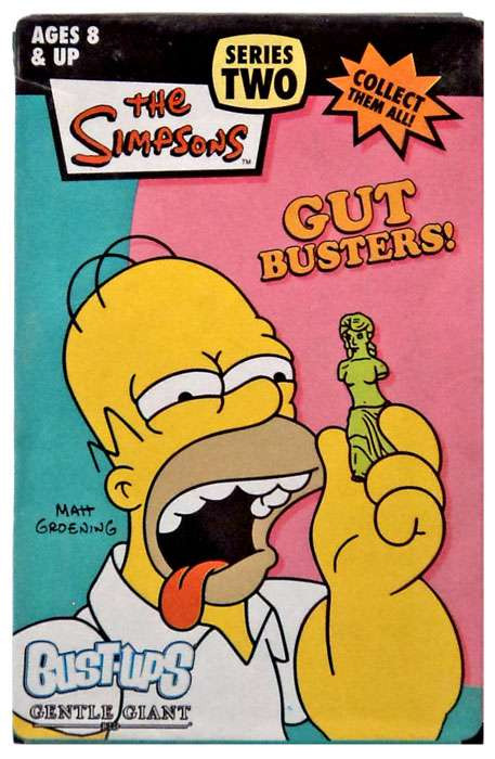 The Simpsons Gut Busters Series 2 Bust Ups Homer Gummi Venus de Milo ...