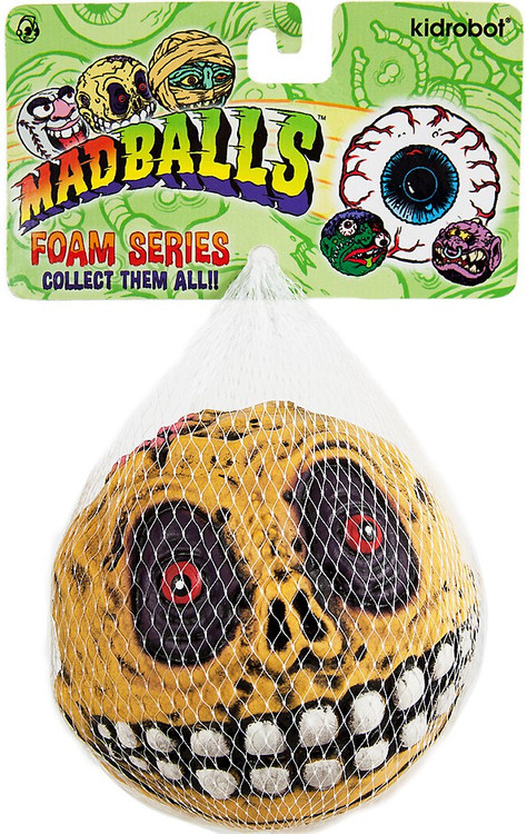 Madballs Skull Face Foam Ball Kidrobot NECA - ToyWiz