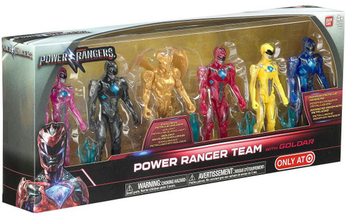 Power Rangers Movie Power Ranger Team 5 Action Figure 6-Pack with ...