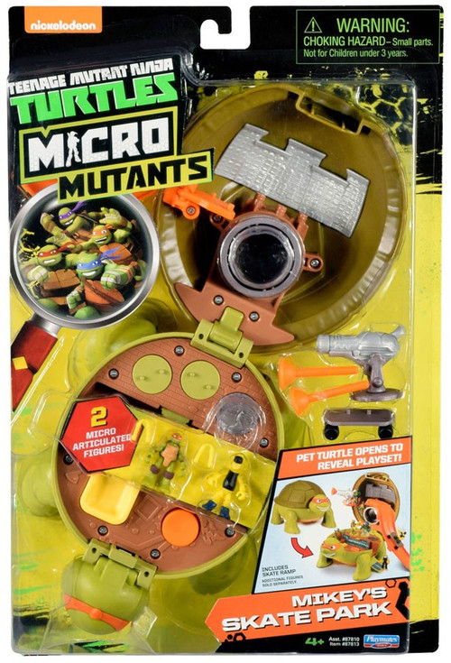 Teenage Mutant Ninja Turtles Nickelodeon Micro Mutants Mikeys Skate ...