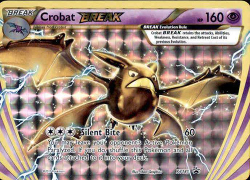 Pokemon X Y Promo Single Card Rare BREAK Crobat BREAK XY181 Lightly ...