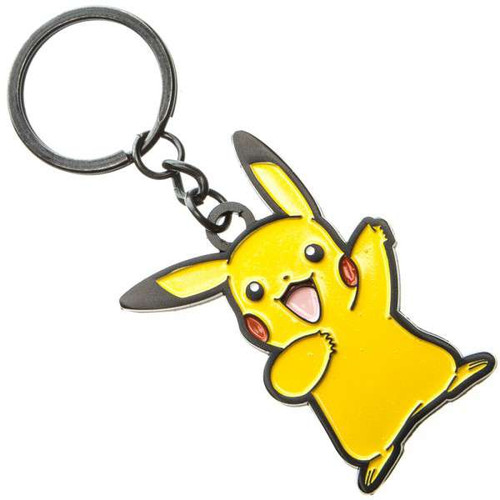 Pokemon Pikachu Metal Keychain Apparel Bioworld - ToyWiz