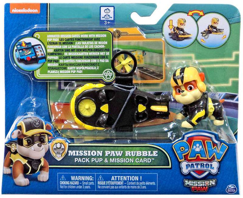 Paw Patrol Mission Paw Pack Pup Mission Card Mission Paw Rubble ...