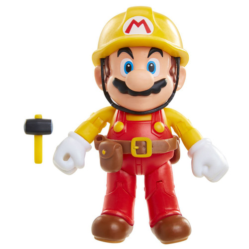 World of Nintendo Mario Maker with Utility Belt 4 Action Figure Jakks ...