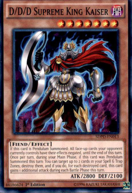 YuGiOh Pendulum Domination Structure Deck Single Card Common DDD ...