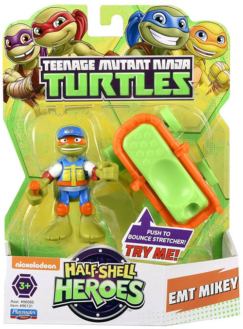 Teenage Mutant Ninja Turtles TMNT Half Shell Heroes EMT Mikey Action ...