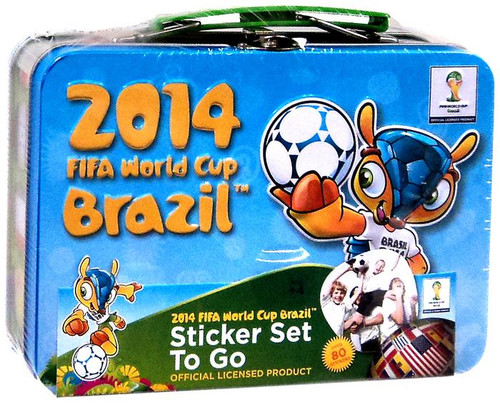 FIFA World Cup 2014 Brazil Sticker Set to Go Tin Playvalue - ToyWiz