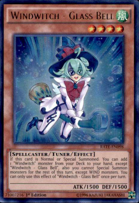 YuGiOh Raging Tempest Single Card Ultra Rare Windwitch - Glass Bell ...