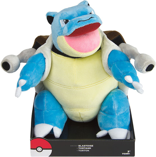 Pokemon Blastoise 13 Deluxe Plush Open Mouth TOMY, Inc. - ToyWiz