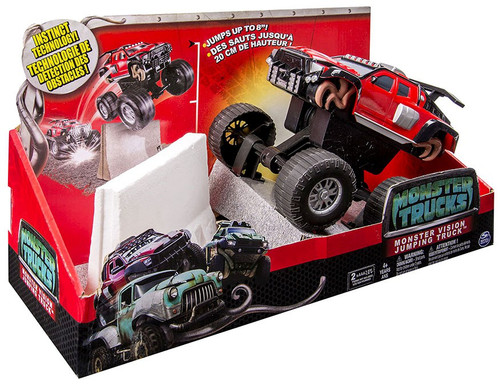 Monster Trucks Monster Vision Jumping Truck Vehicle Spin Master - ToyWiz