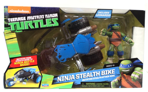 Teenage Mutant Ninja Turtles Nickelodeon Ninja Stealth Bike Action ...