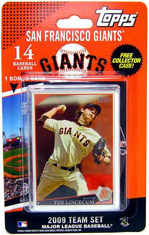 MLB San Francisco Giants 2009 Topps Baseball Cards San Francisco Giants ...