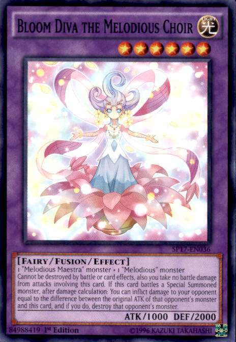 YuGiOh Star Pack Battle Royal Single Card Common Bloom Diva the ...