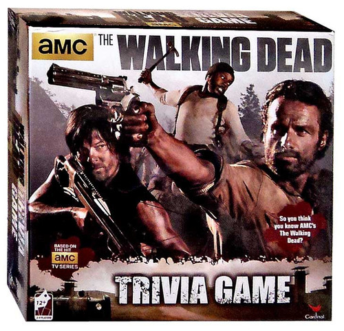 The Walking Dead AMC TV The Walking Dead Trivia Game Cardinal - ToyWiz