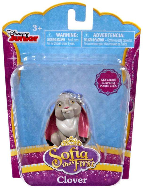 Disney Sofia the First Clover Keychain Monogram - ToyWiz