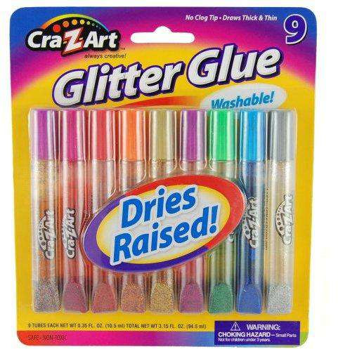 Cra-Z-Art Gliiter Glue 9-Pack 11300 Loose - ToyWiz