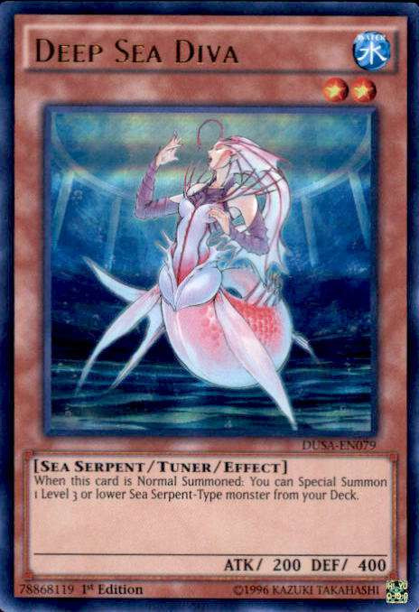 YuGiOh Duelist Saga Single Card Ultra Rare Deep Sea Diva DUSA-EN079 ...