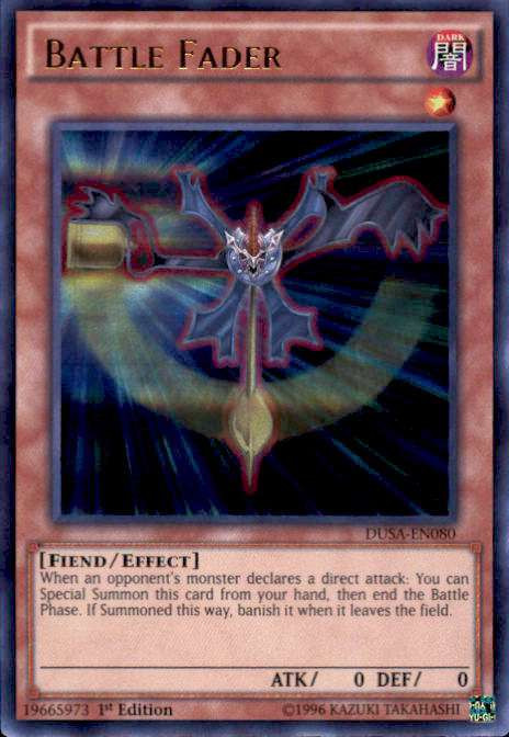 YuGiOh Duelist Saga Single Card Ultra Rare Battle Fader DUSA-EN080 - ToyWiz