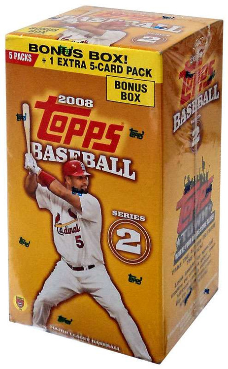 MLB Topps 2008 Baseball Cards Series 2 BONUS Box - ToyWiz
