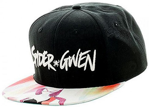 Marvel Spider Gwen Sublimated Snapback Cap Apparel Bioworld - ToyWiz