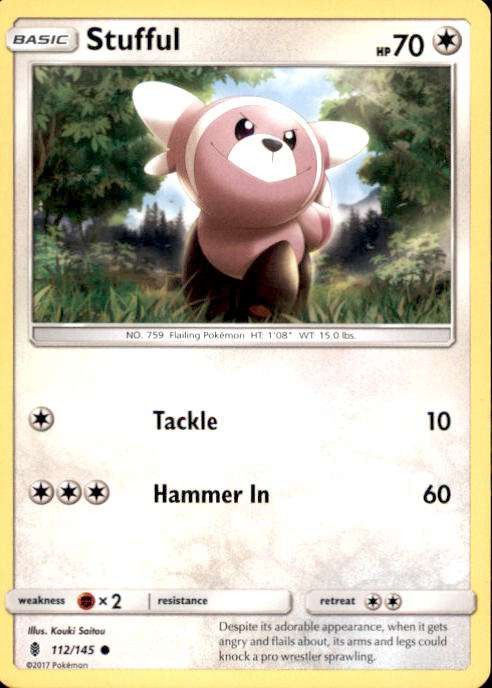 Pokemon Trading Card Game Sun Moon Guardians Rising Single Card Common ...