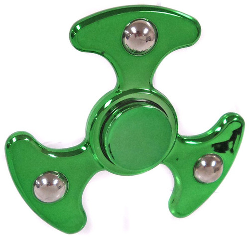 Hand Spinner U.F.O. Green Spinner Metallic - ToyWiz