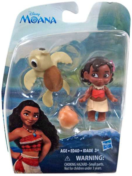 Disney Moana Young Moana with Turtle Action Figure Hasbro Toys - ToyWiz