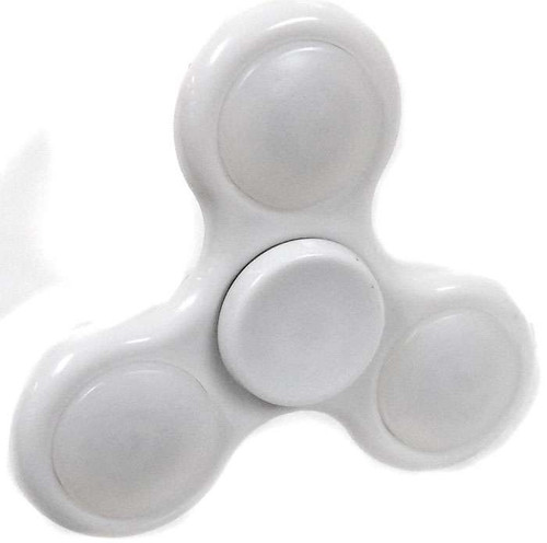 Hand Spinner Flashing White Spinner Light-Up - ToyWiz