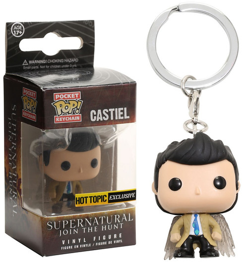Funko Supernatural Pocket POP Castiel Exclusive Keychain - ToyWiz