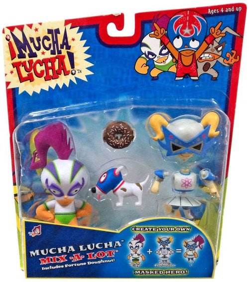 Mucha Lucha Mix-a-Lot Buena Girl Penny Plutonium Action Figure 2-Pack ...